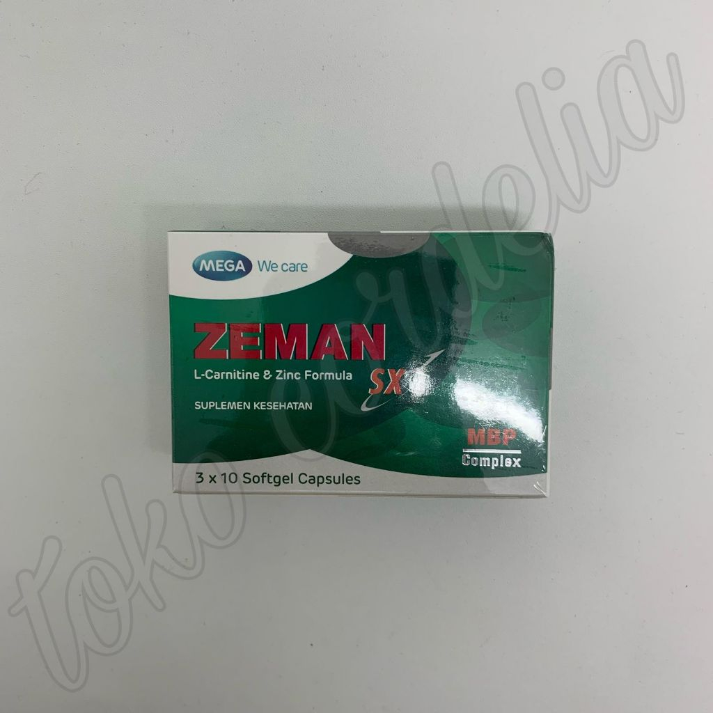 Jual Zeman Sx Box Isi 30 Kapsul Lunak - Suplemen Vitamin Pria | Shopee ...