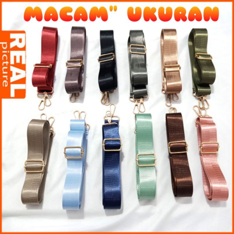 Jual TALI TAS NILON POLYESTER STRAP TAS WANITA BISBAN - ACC Gold ...