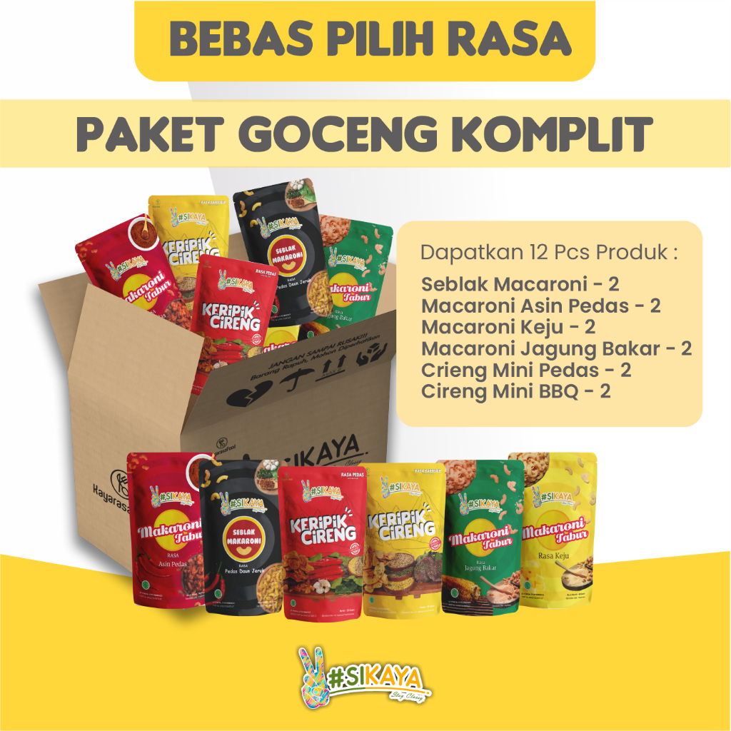 Jual Paket Goceng Komplit PSBB (Promo Saat Butuh Berhemat)-Sikaya ...