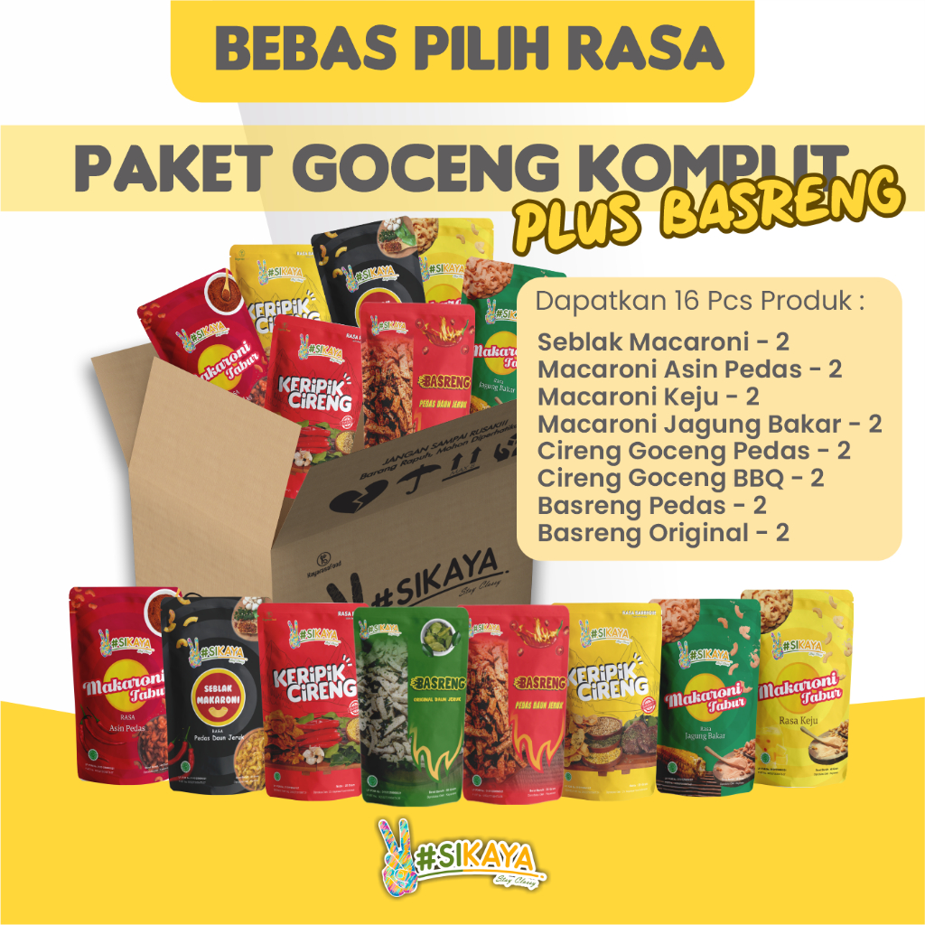 Jual Paket Goceng Komplit PSBB (Promo Saat Butuh Berhemat)-Sikaya ...