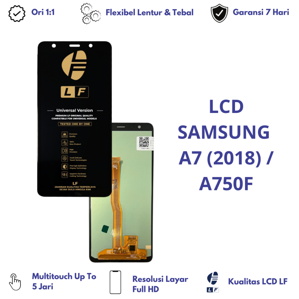 Jual LCD Samsung A7 (2018) / A750F Fullset Touchscreen | Shopee Indonesia