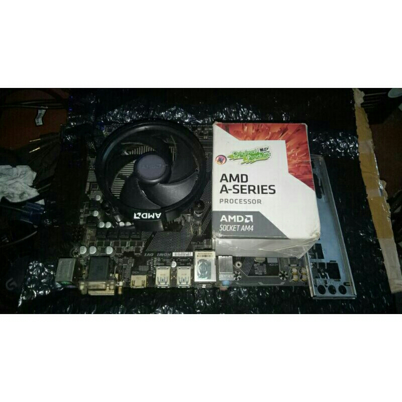 Jual paketan motherboard am4 apu a10 9700 ddr4 | Shopee Indonesia