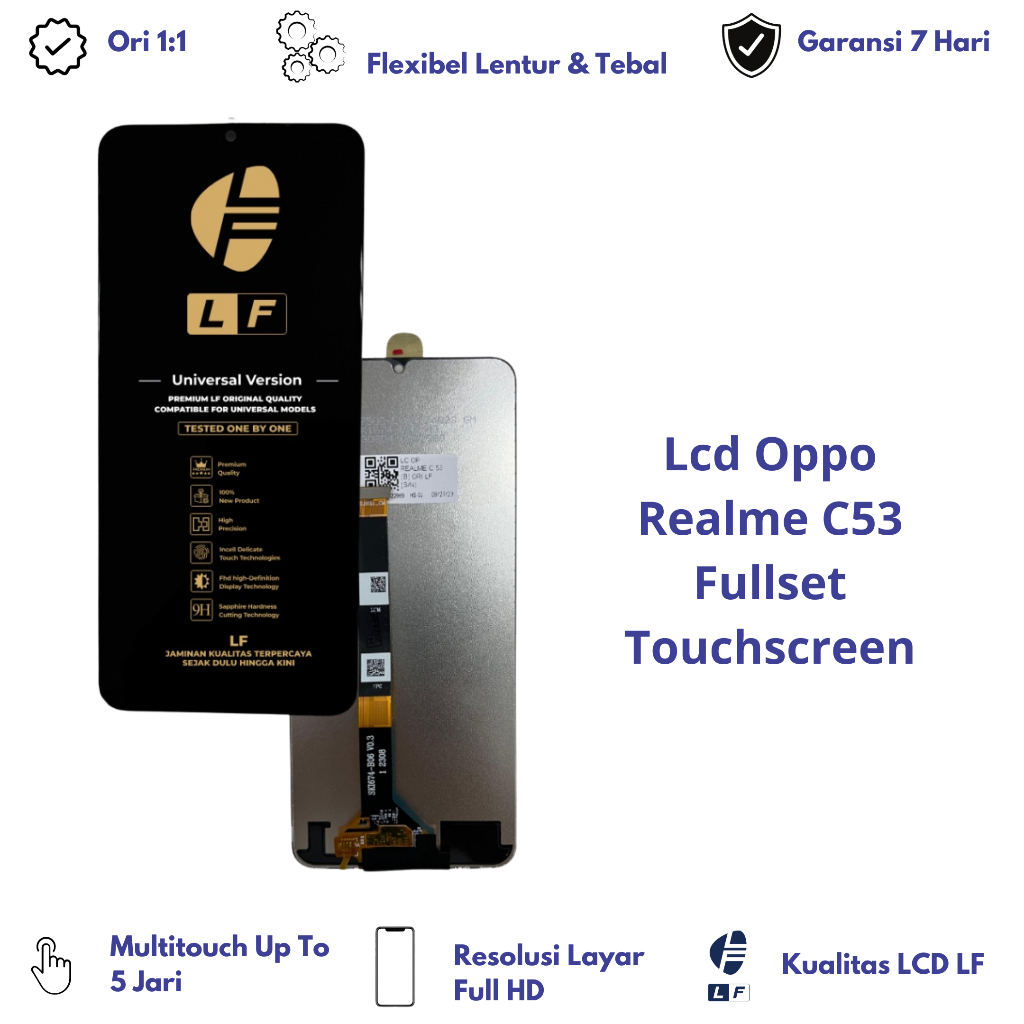 Jual LCD Oppo Realme C53 Fullset Touchscreen | Shopee Indonesia