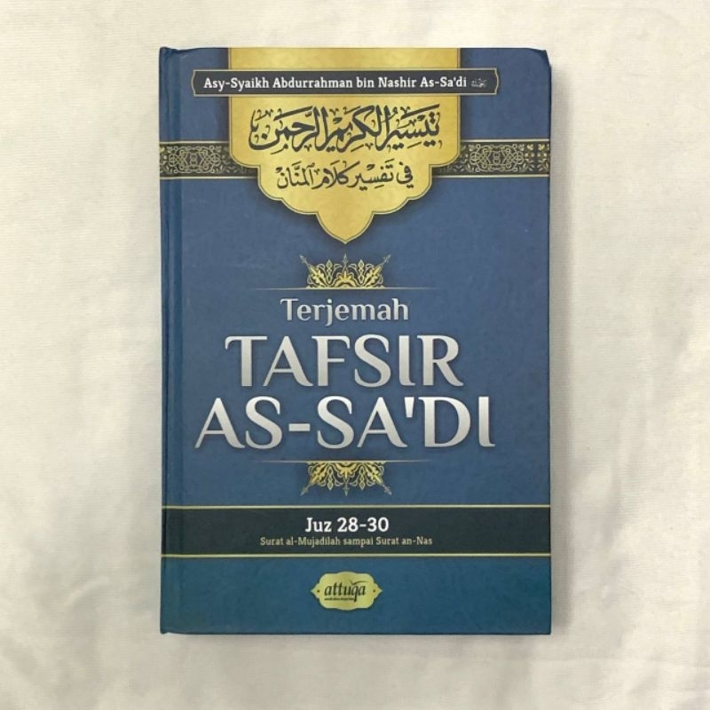 Jual Buku Terjemah Tafsir Sa'di Juz 28, 29, 30 Tafsir Taisir ...