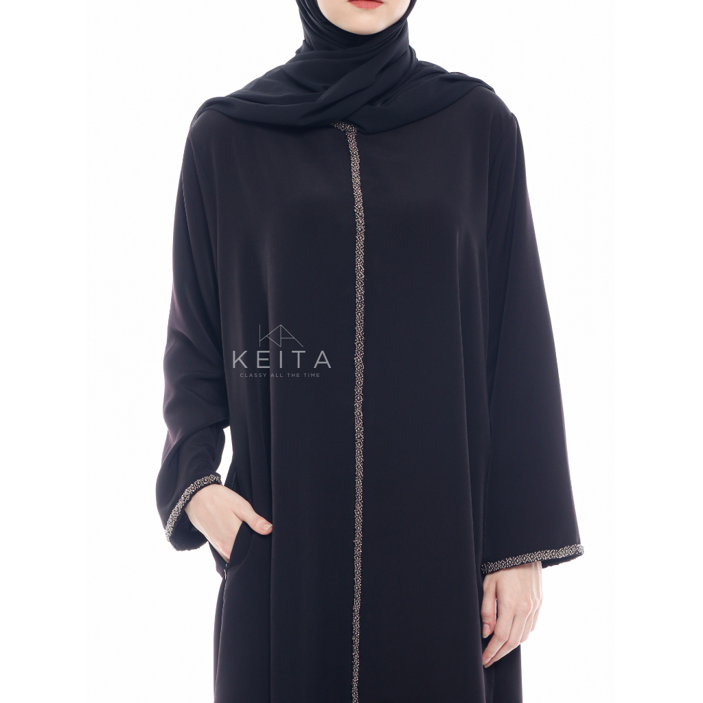 Jual Abaya Hitam Turkey Modern Remaja - Syafa Abaya by Keita Official ...