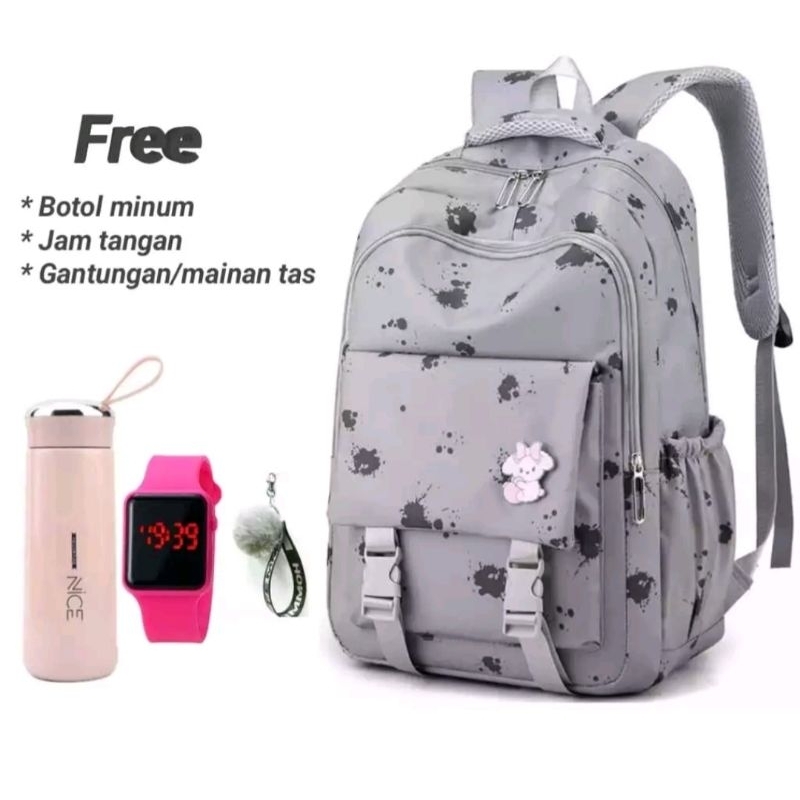 Jual Tas ransel sekolah anak perempuan tas beauty backpack fashion korea untuk anak SD SMP ...