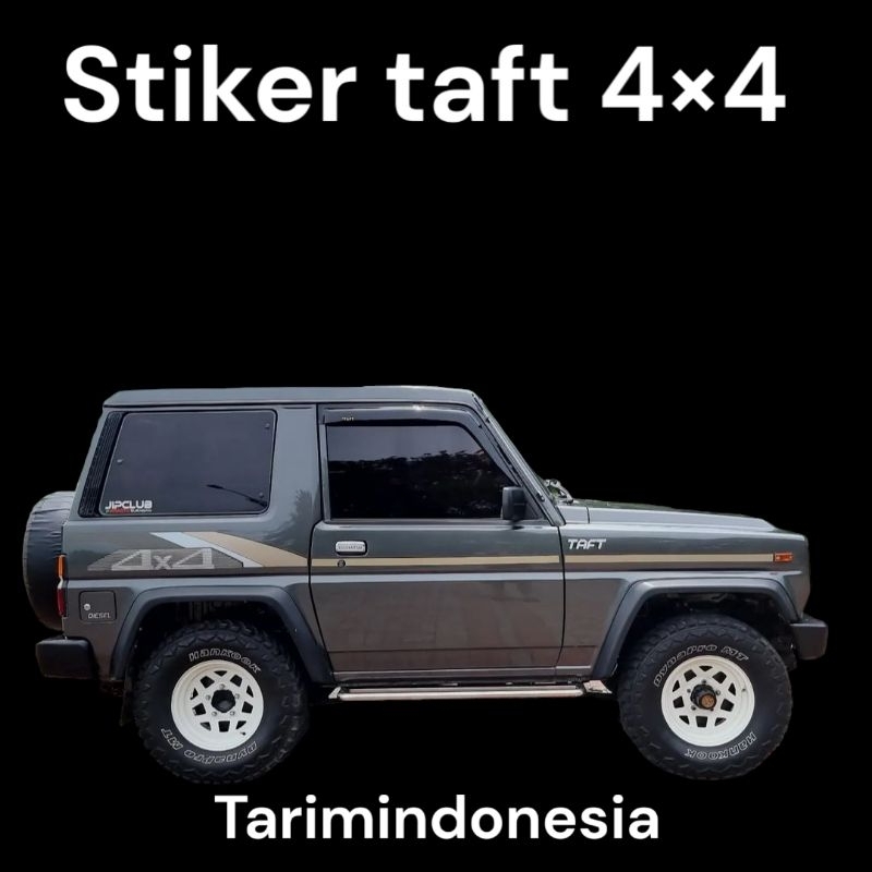 Jual Sticker list body Daihatsu Taft 4×4 GT rokky hilline / stiker taft 4×4 | Shopee Indonesia