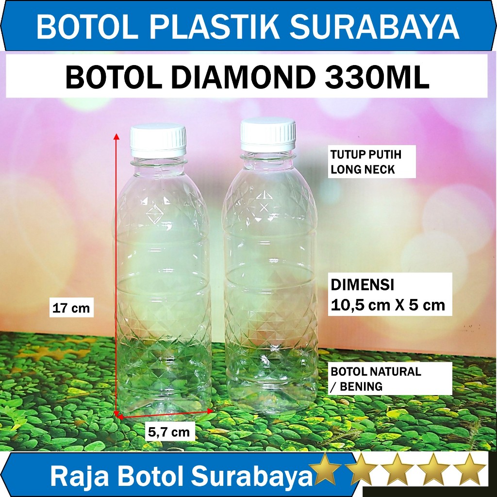 Jual botol diamond AMDK 330ml diamond330 minuman330 juice 330 ml ...