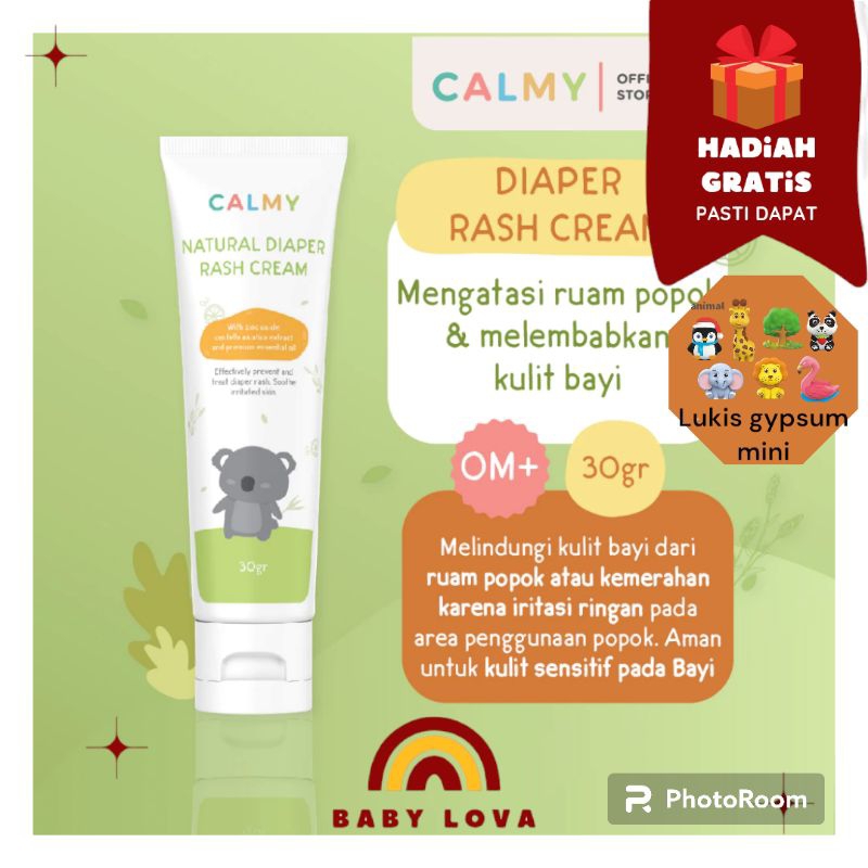 Jual HADIAH GRATIS | CALMY Diaper rash cream 30g | krim ruam popok ...