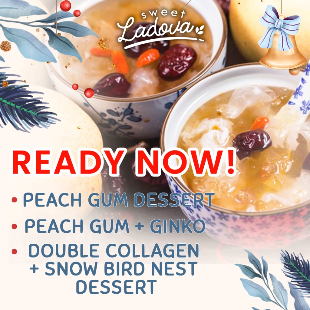 Jual Peach Gum Dessert Paket Komplit 10 Macam / 350gr / Family Pack ...