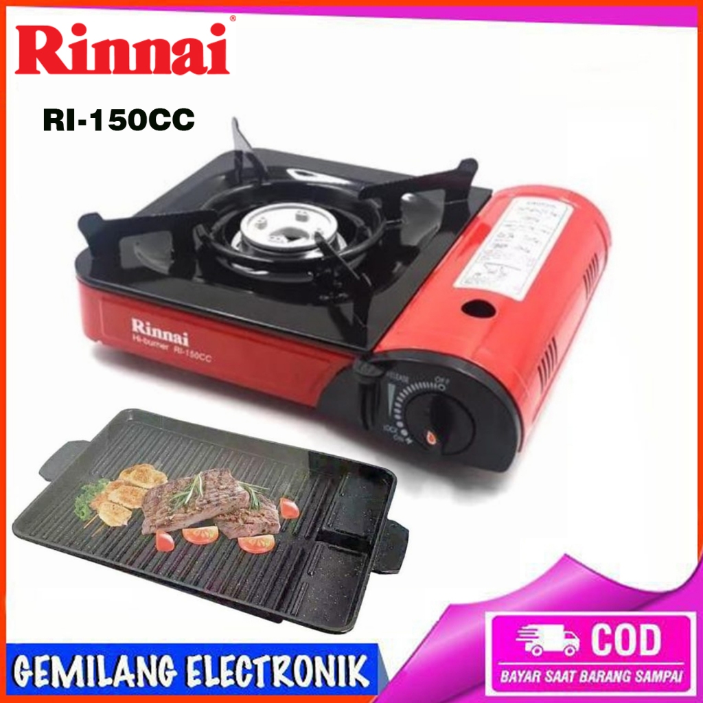 Jual Kompor Portable Rinnai 150cc + Yakiniku | Shopee Indonesia