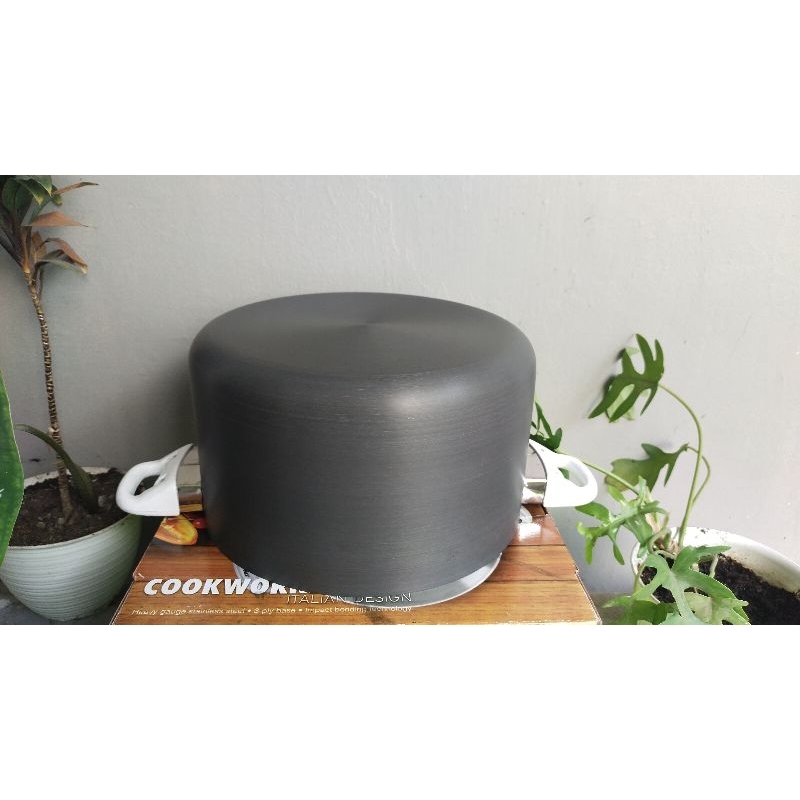 Jual Stockpot Panci Kaldu Hard Anodized Maxim Export | Shopee Indonesia