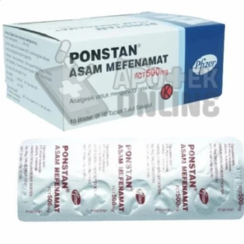 Jual PONSTAN FCT 500 MG BLISTER 10 TABLET | Shopee Indonesia