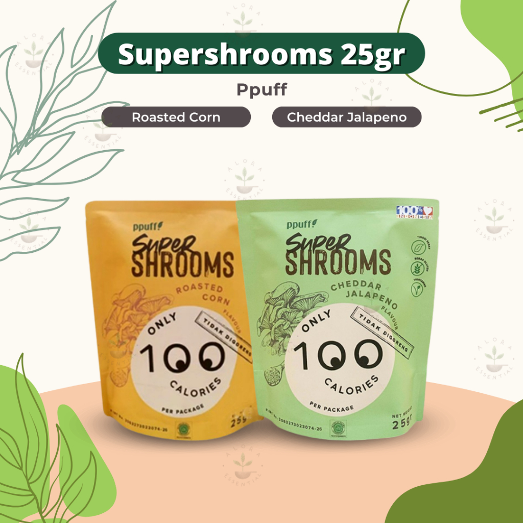 Jual Ppuff Supershrooms 25gr Healthy Vegan & Protein Snack | Shopee ...
