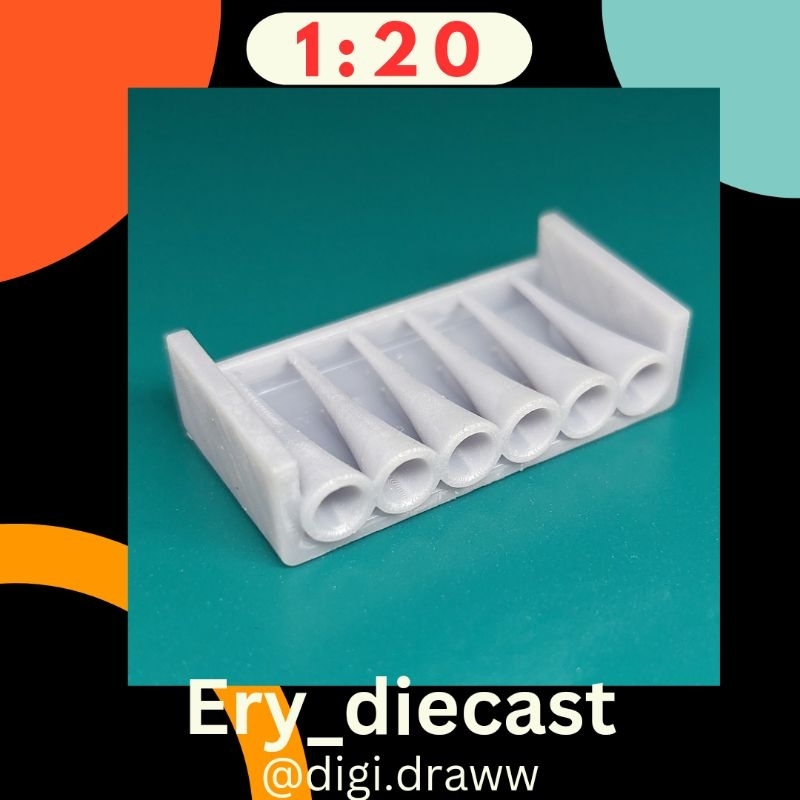 Jual miniatur basuri corong klakson bus dengan cover bahan resin skala ...