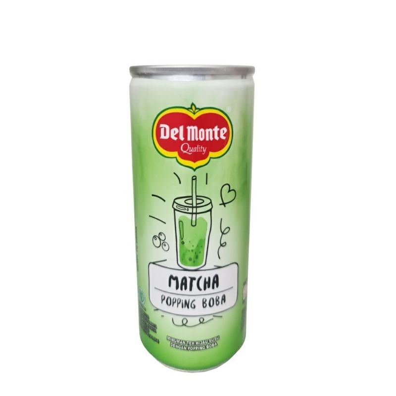 Jual Del Monte Matcha Popping Boba 240 ml | Shopee Indonesia