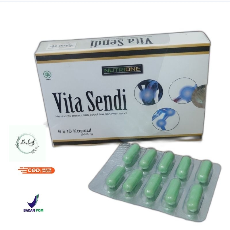 Jual VITA SENDI - KAPSUL HERBAL UNTUK PEGAL LINU & NYERI SENDI ...