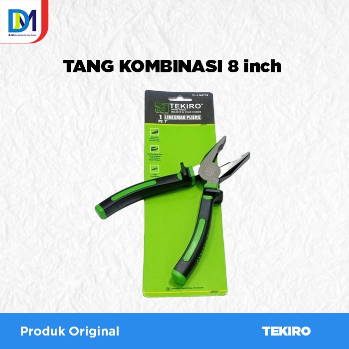 Jual PERKAKAS TANG KOMBINASI 8 INCH TEKIRO Produk Original | Shopee ...