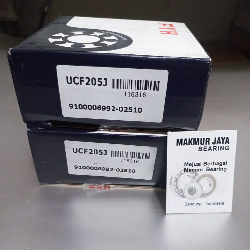Jual BEARING PILLOW BLOCK UCF205 / UCF 205 as 25 mm FYH JAPAN | Shopee Indonesia