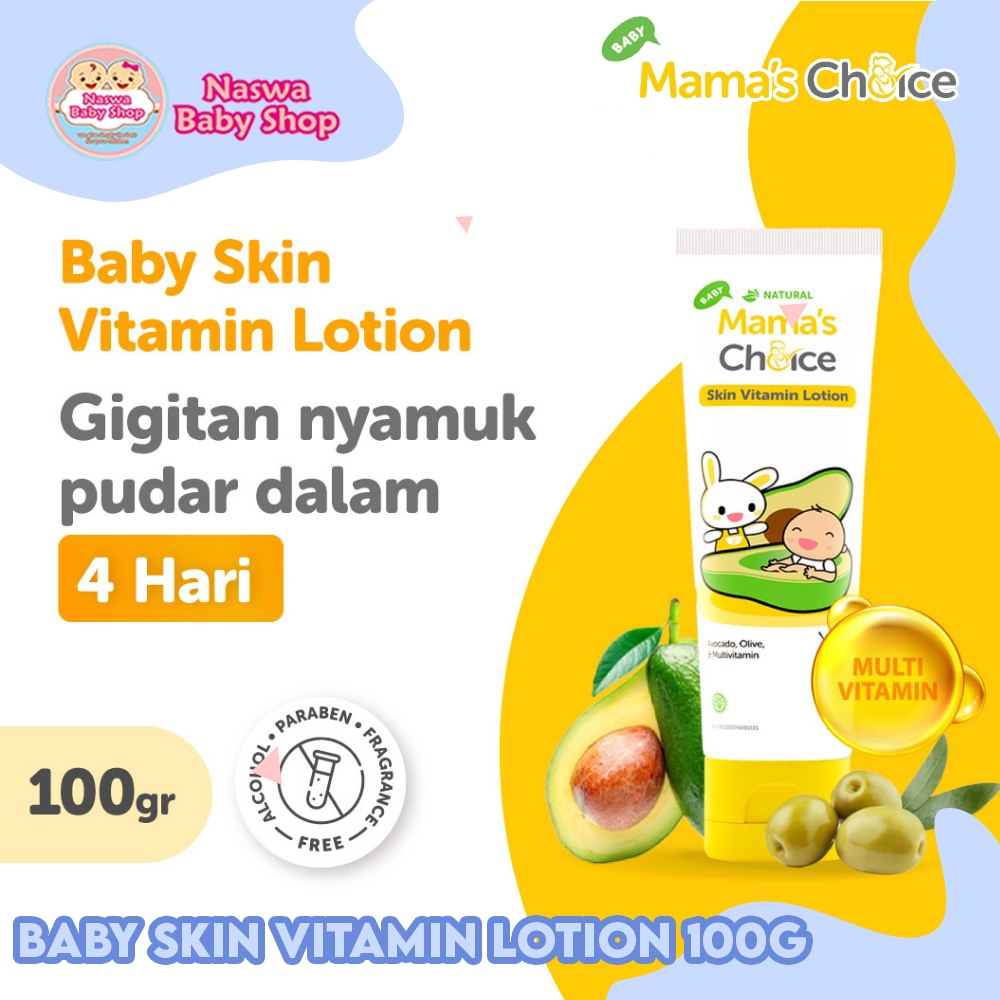 Jual Mama's Choice Baby Skin Vitamin Lotion 100g | Shopee Indonesia