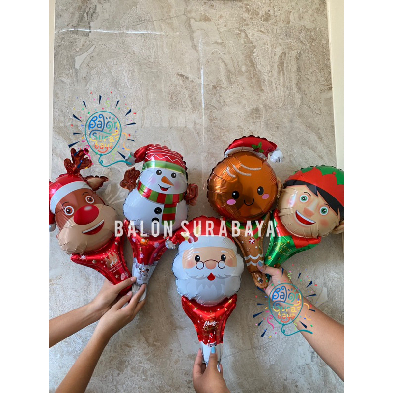 Jual Balon Foil bando tenis Edisi Natal (Merry Chrismast) | Shopee ...
