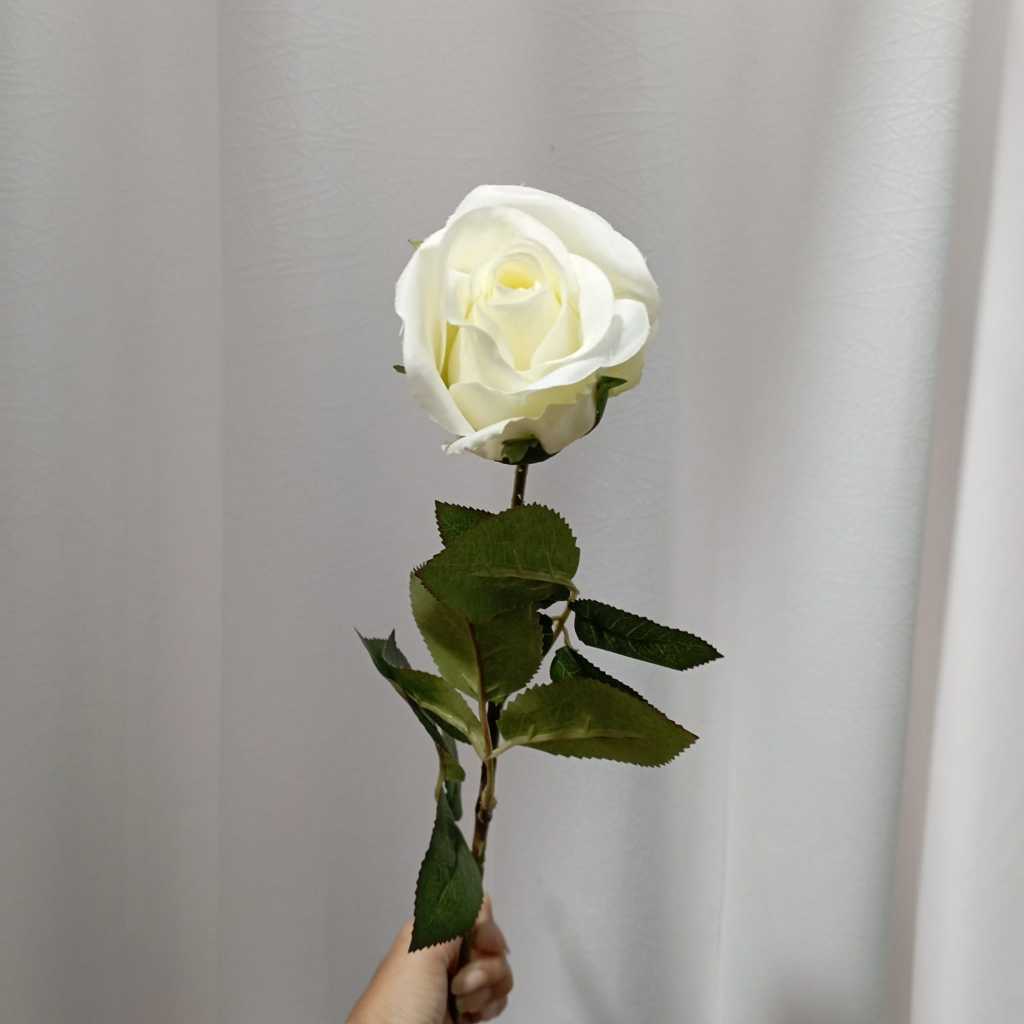 Jual Mawar Duri Daun Tangkai Panjang Artificial Bunga Kain Plastik ...