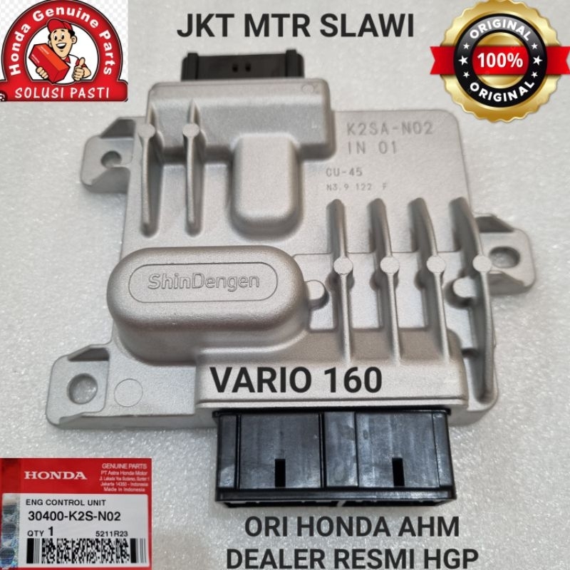 Jual 30400 K2S N02 Ecm, ecu, cdi vario 160 ori honda ahm asli honda ...