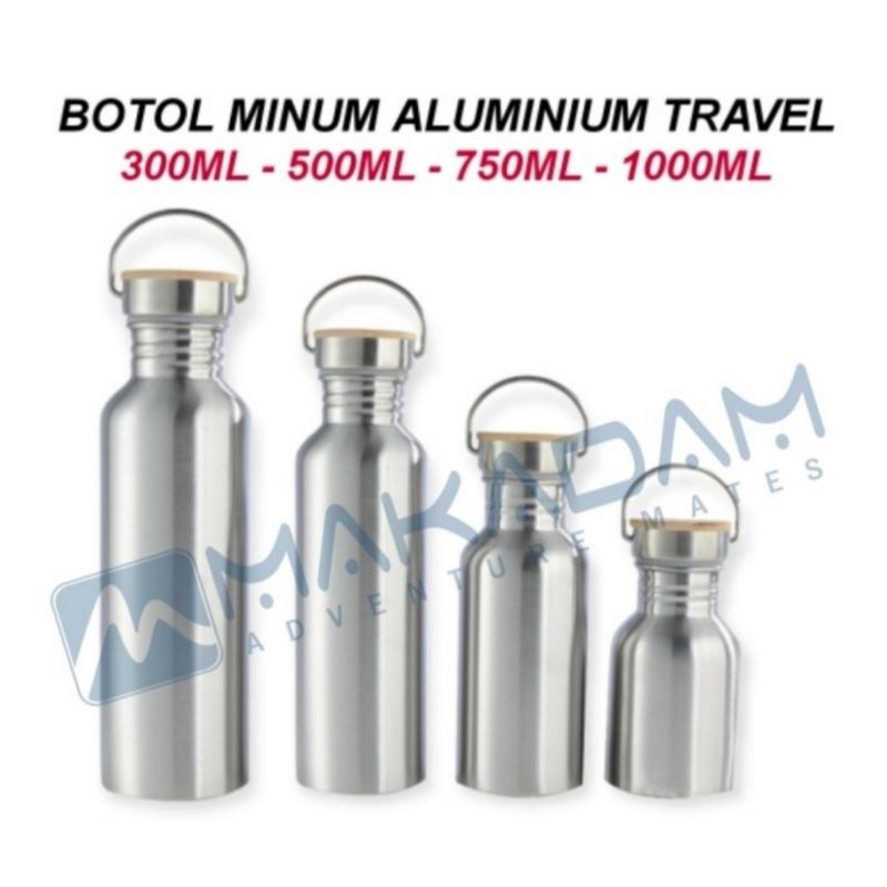 Jual Botol minum stainless olahraga sepeda hiking travel 300ml 500ml ...