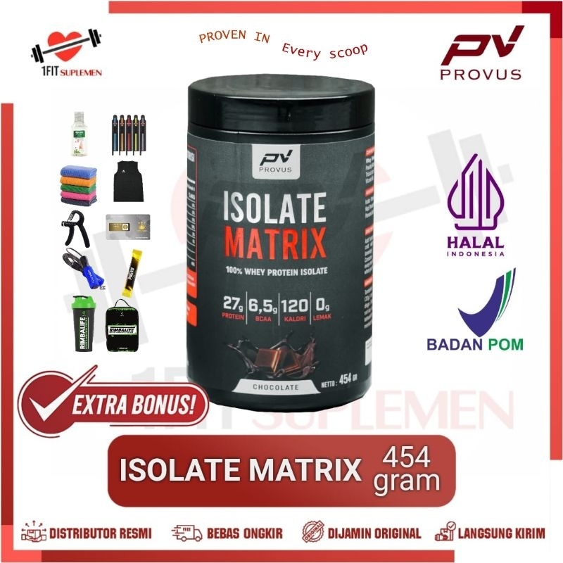 Jual Provus isolate matrix whey protein isolate 1lb 454gr (extra bonus ...
