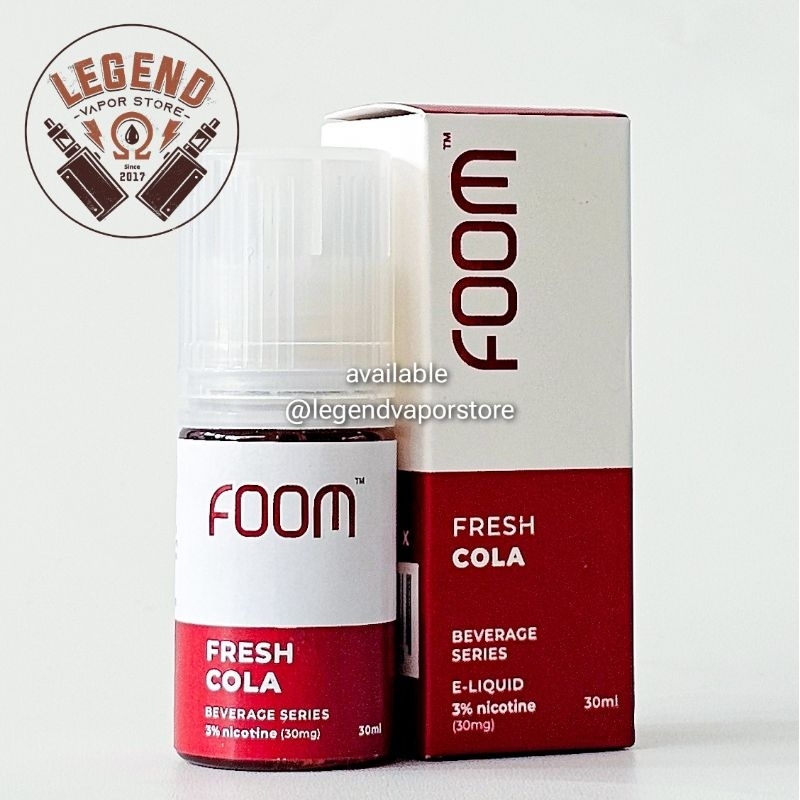 Jual SALT NIC - LIQUID FOOM Fresh Cola 30ML 30MG AUTHENTIC | Shopee ...
