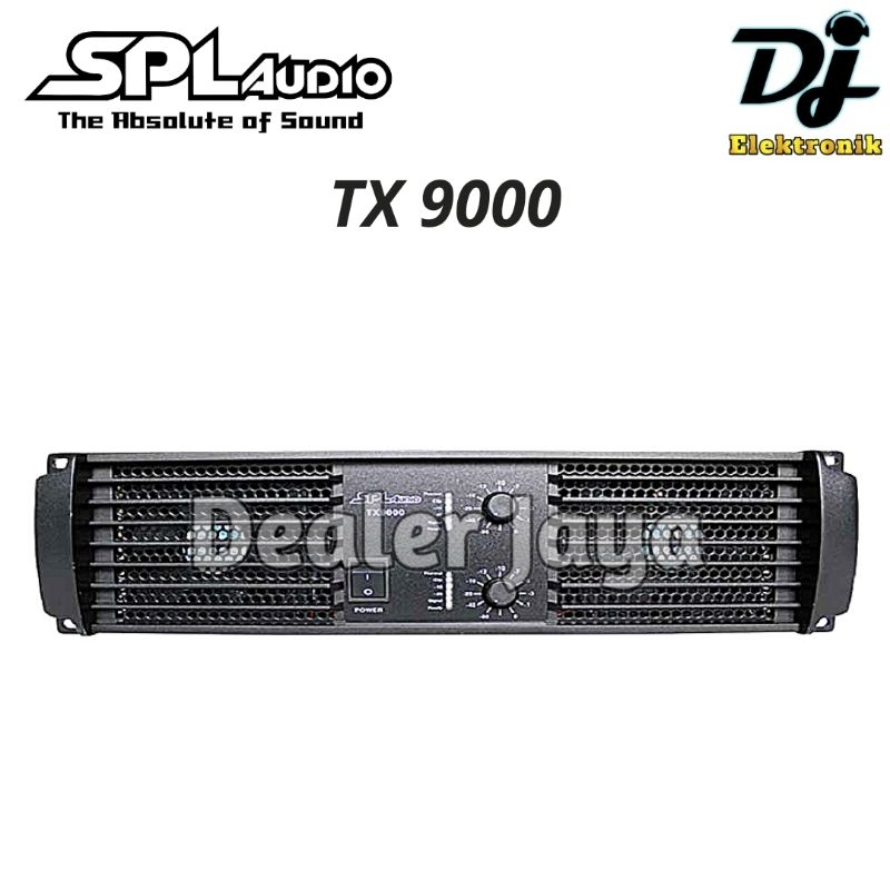 Jual Power Amplifier SPL TX 9000 / TX9000 - 2 channel | Shopee Indonesia