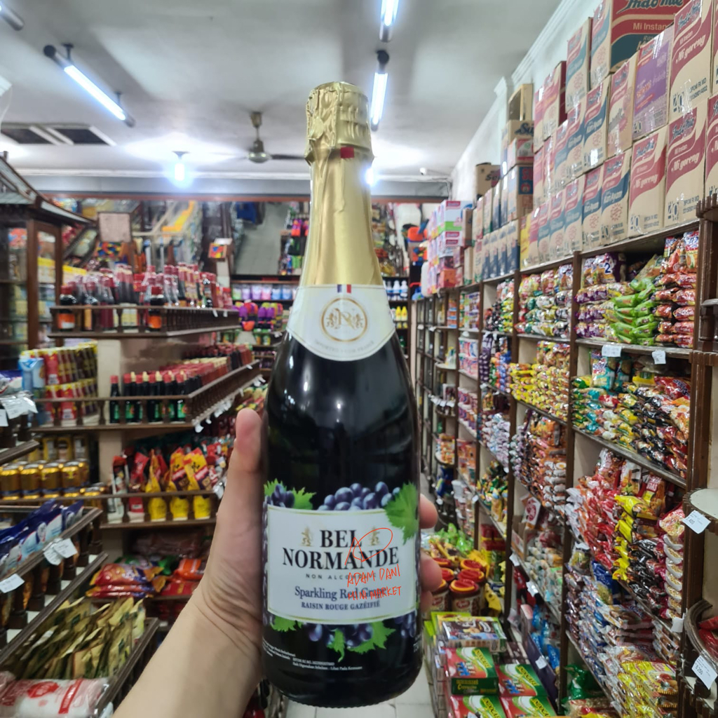 Jual BEL NORMANDE SPARKLING RED GRAPE / WHITE GRAPE NON ALCOHOLIC 750ml ...