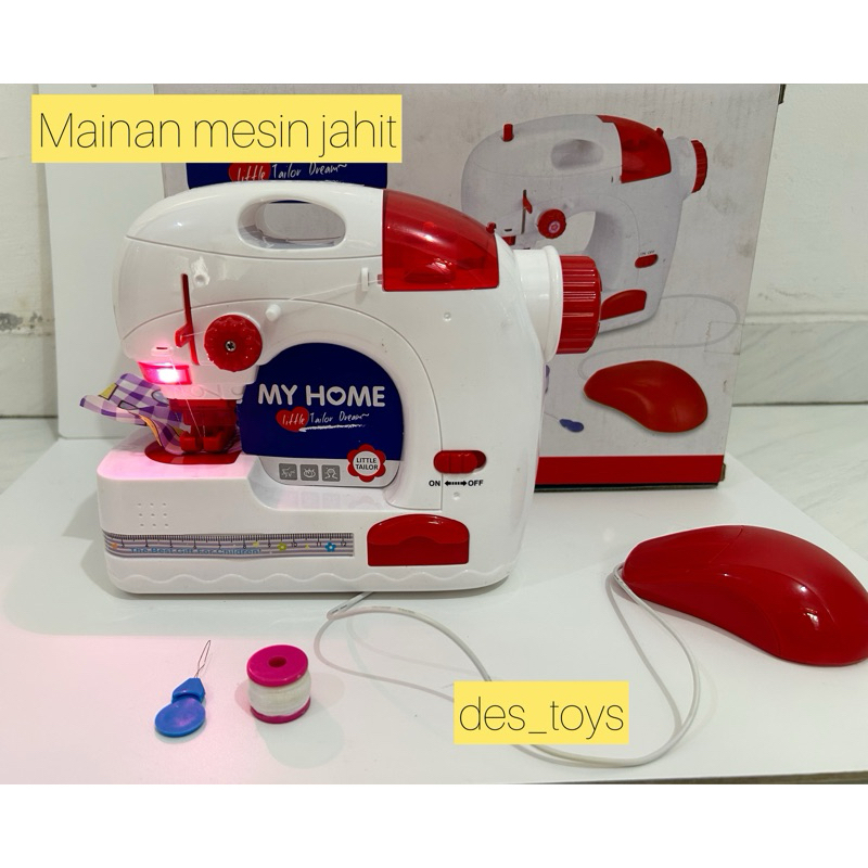 Jual TERBARU!! MAINAN ANAK MESIN JAHIT OTOMATIS ADA LAMPU DAN SUARA ...