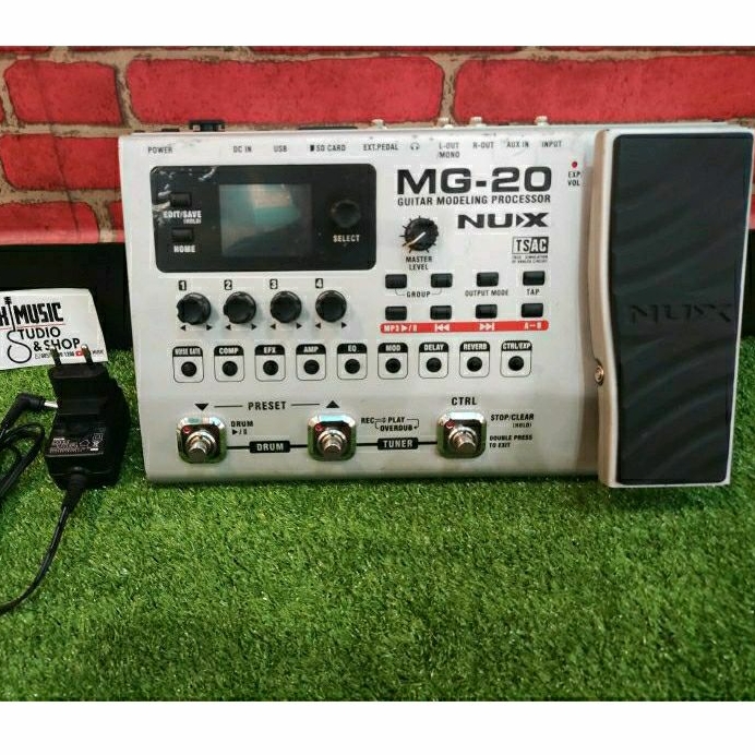 Jual NUX MG-20 | Modeling Guitar Bass Processor Multi Effect Gitar ...