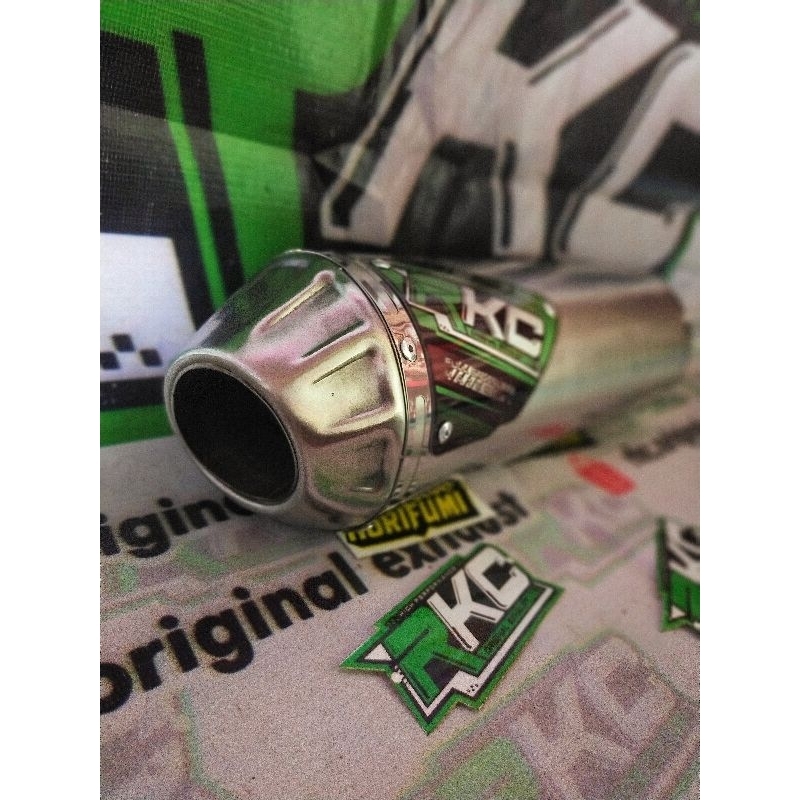 Jual KNALPOT SLINCER RCK ORIGINAL EXHAUST KLX CRF D-TRACKER WR155 DLL ...