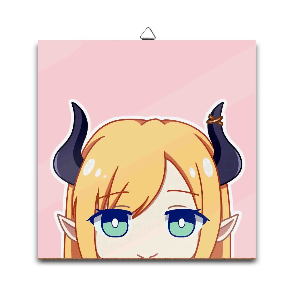 Jual Poster dinding kayu anime vtuber YUZUKI CHOCO PEEKER - HOLO JP ...
