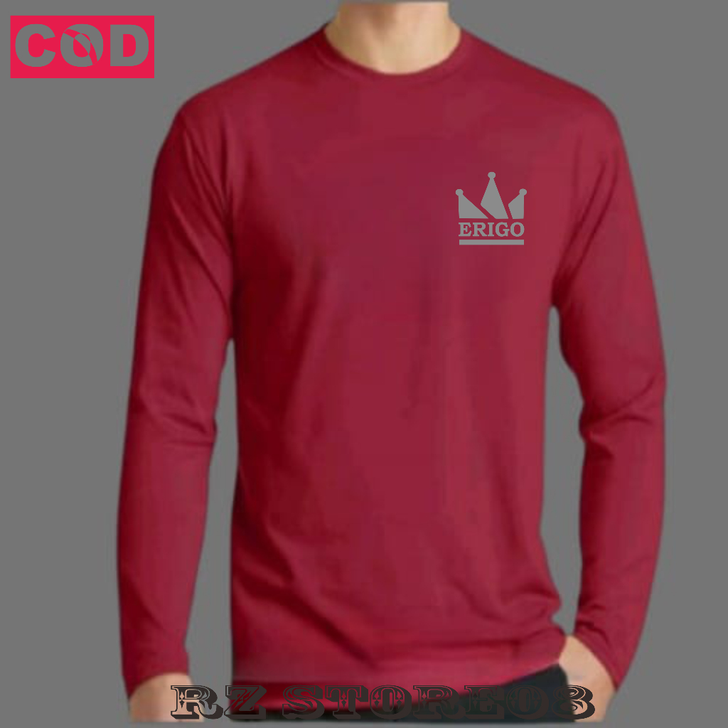 Jual Baju Kaos Erigo Lite Pria Wanita Lengan Panjang Distro Erigo Baju ...