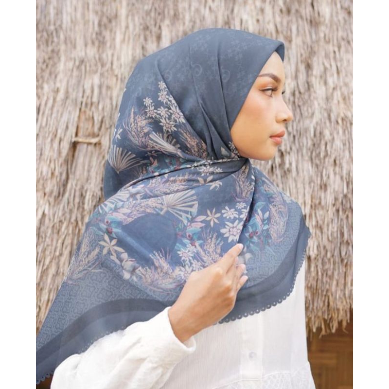 Jual OBRAL TERLARIS RALESS BIRU DENIM/ KERUDUNG SEGI EMPAT / HIJAB ...