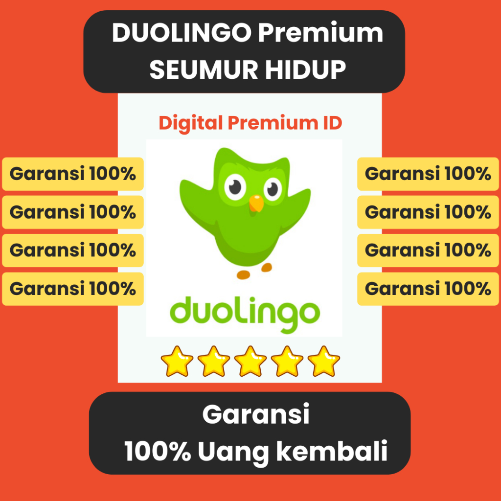 Jual Duolingo Premium Android Lifetime garansi 1 tahun | Shopee Indonesia