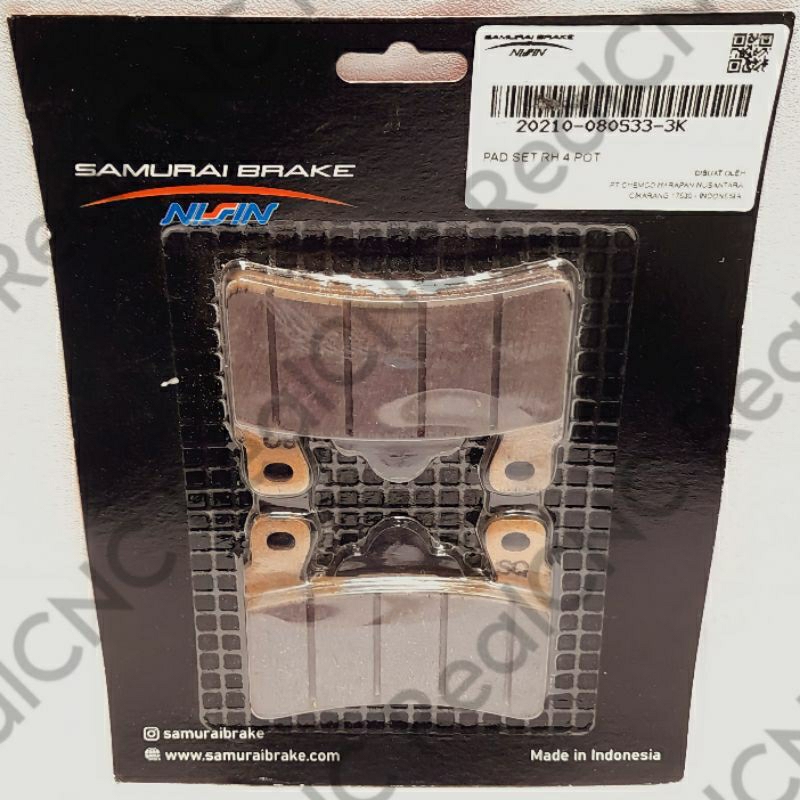 Jual Brake Pad / Kampas Rem Nissin Samurai Kaliper 4 Piston | Shopee ...