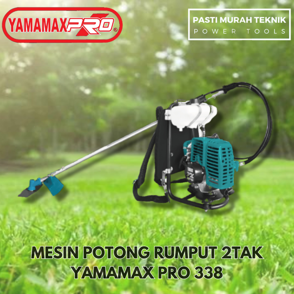 Jual Mesin Potong Rumput 2TAK Gendong YAMAMAX PRO 338 | Shopee Indonesia