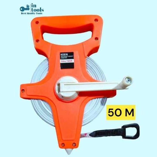 Jual Meteran Tancap 50 Meter KEEN / Meteran Fiber / Meteran Rol ...