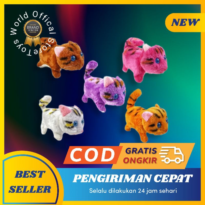 Jual Toys - Mainan Anak Robot Kucing - Boneka Kucing Bisa Bergerak ...