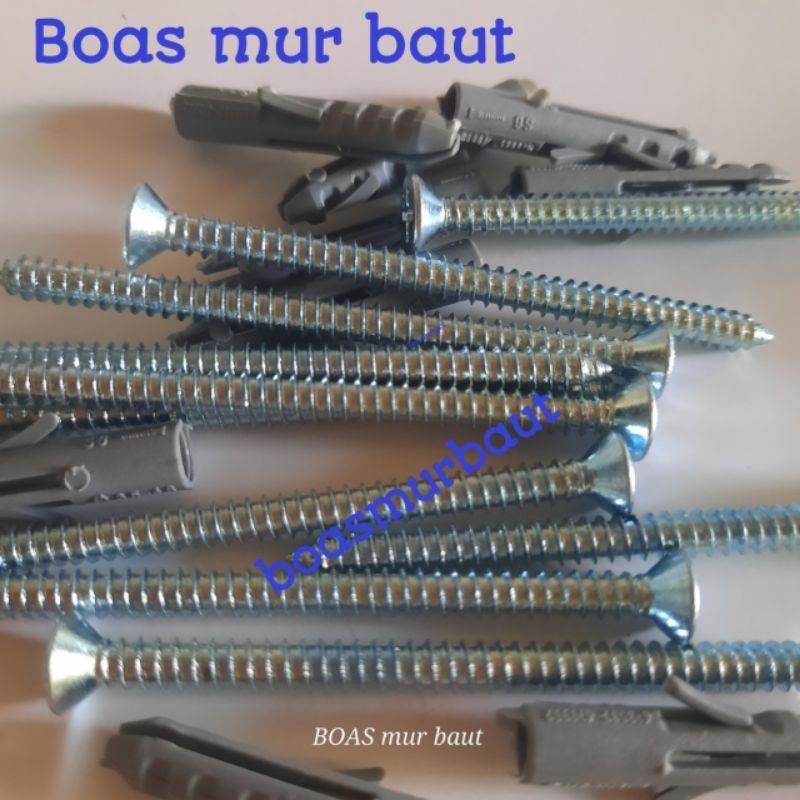 Jual Baut Tapping FAB 8x21/2" 10pcs baut tembok boasmurbaut | Shopee ...
