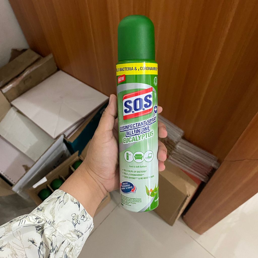 Jual SOS EUCALYPTUS Desinfektan Spray 250 ml Air Sanitizer Disinfectant ...