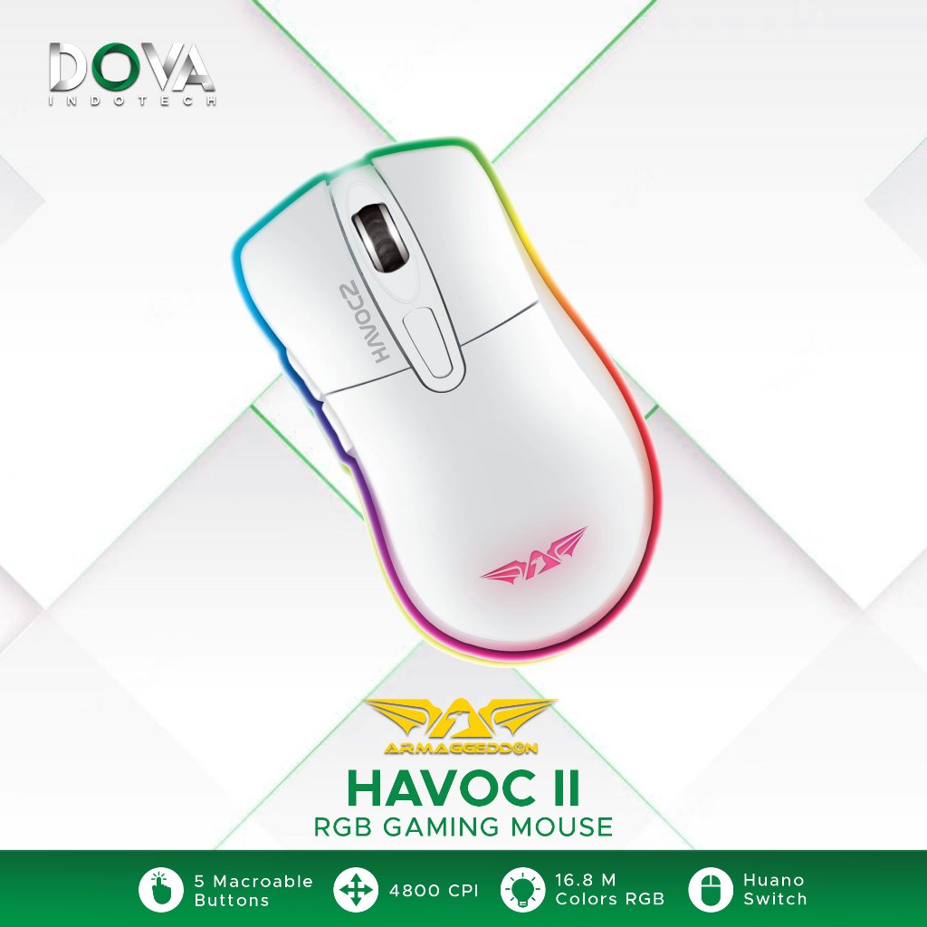 Jual Mouse Gaming Armaggeddon Havoc II | Shopee Indonesia