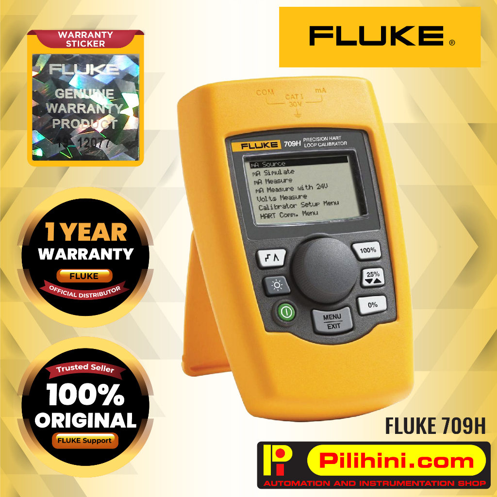 Jual Fluke 709H Precision mA Loop Calibrator with HART Communications ...