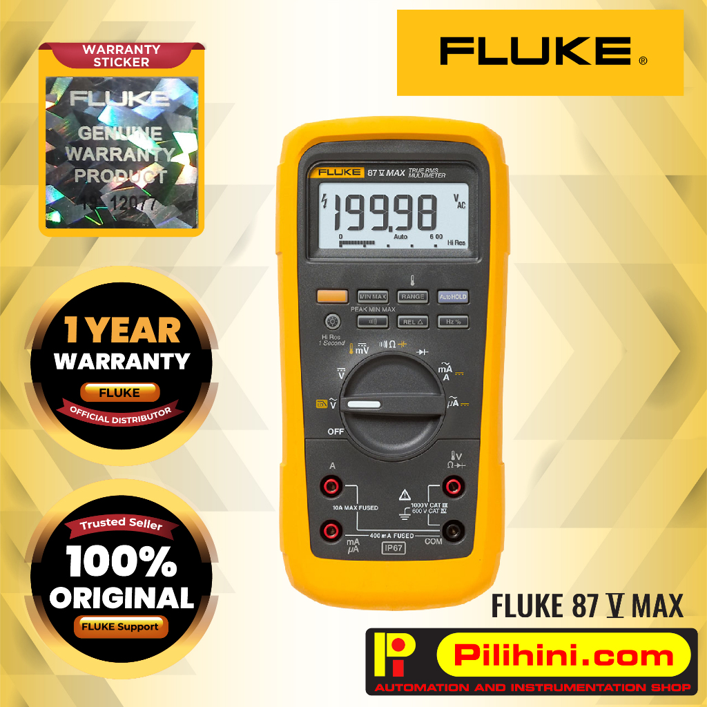 Jual Fluke 87V MAX True-rms Digital Multimeter | Shopee Indonesia