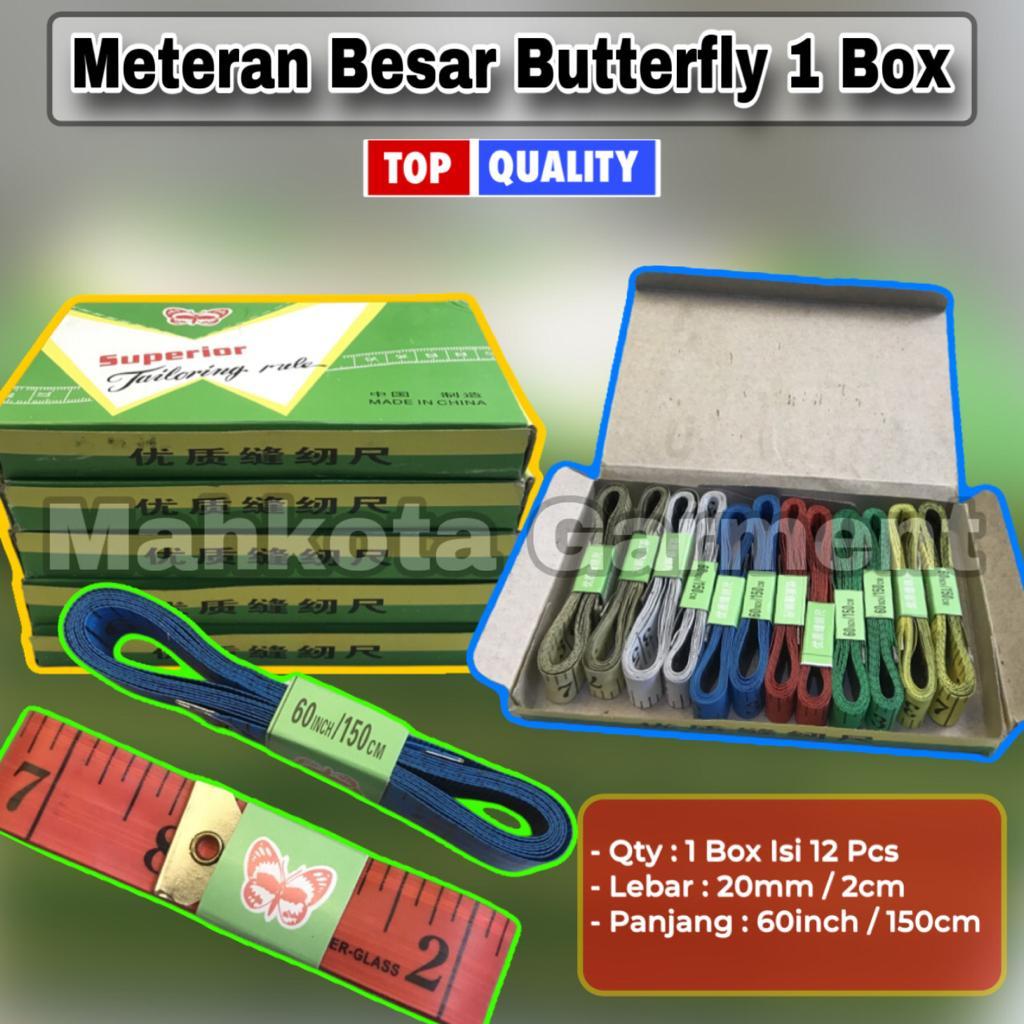 Jual 1 Box | Meteran BESAR Kain bahan Baju Badan 150cm / 60 inch ...