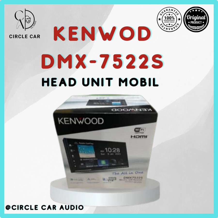 Jual HEAD UNIT KENWOOD DMX 7522 S / DOUBLE DIN KENWOOD DMX7522S | Shopee Indonesia